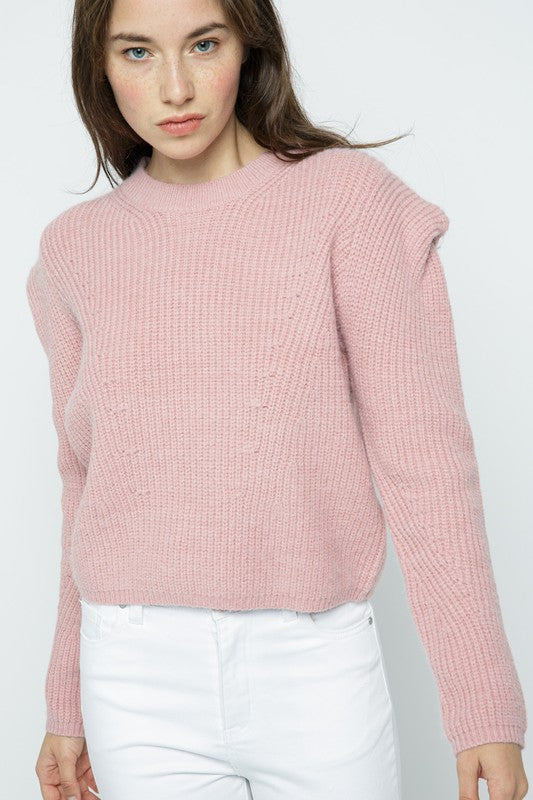 Structured Puff Shoulder Sweater – Northwest Apparel & Tees